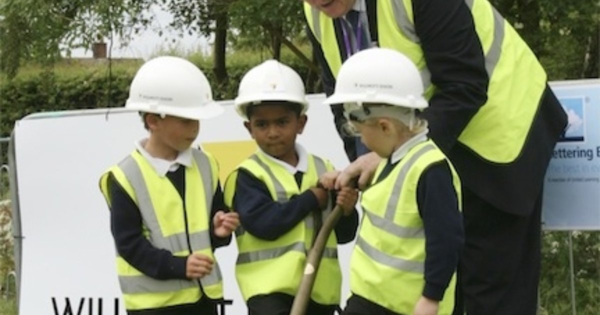 Kettering Buccleuch Academy cuts turf - News - Nicholas Hare Architects